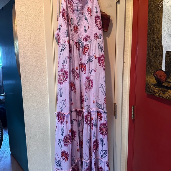 Free People | Dresses | Free People Intimately Collection Floral Maxi ...